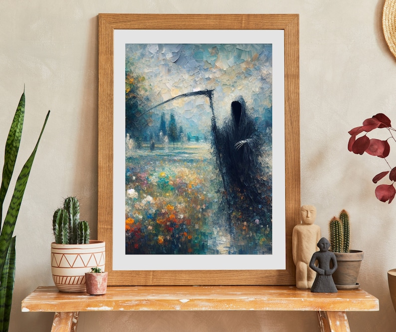 The Beauty of Death Fine Art Print Vintage Art, Occult, Gothic ...