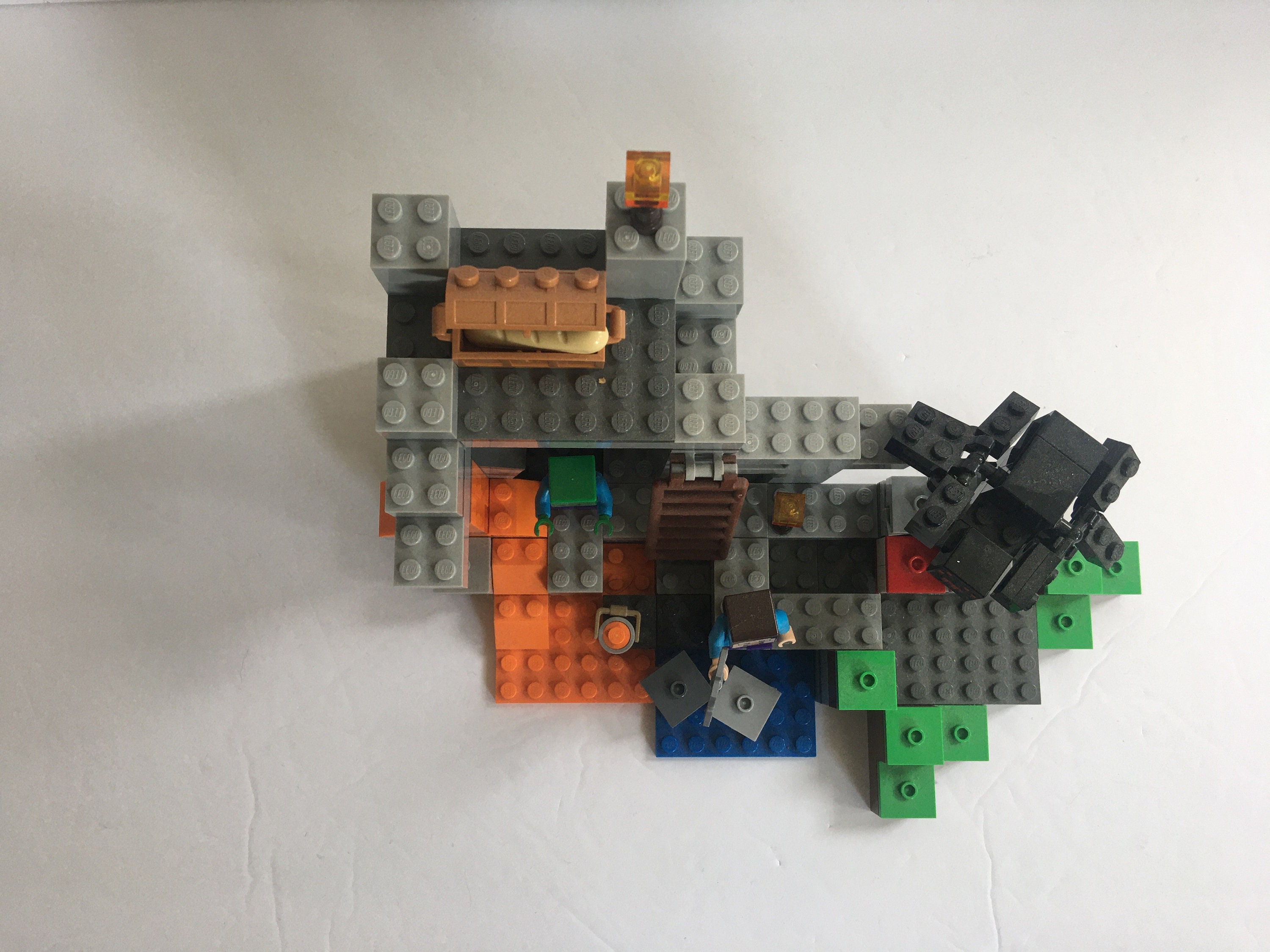 Minecraft LEGO the Cave Set 21113 - Etsy