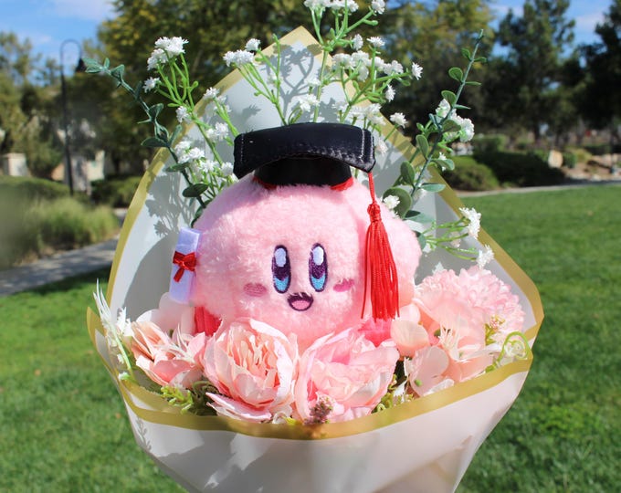 Pink Kirby Graduation Bouquet - Etsy