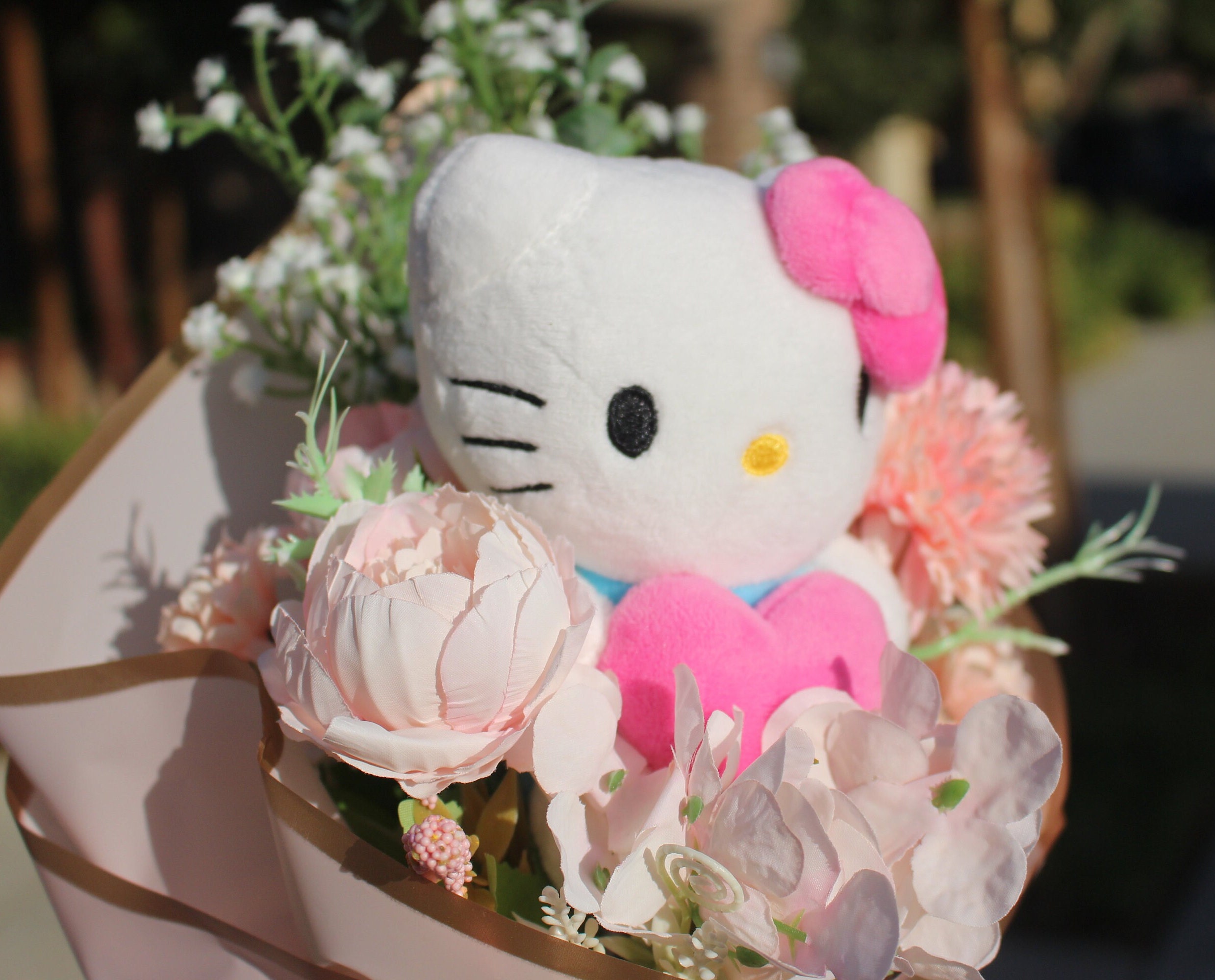 Hello Kitty Bouquet Heart Series Sanrio Bouquet Sanrio - Etsy