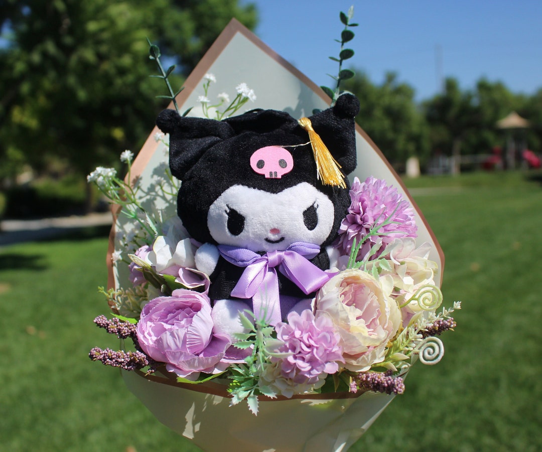Graduation Bouquet, Sanrio Kuromi Bouquet, Sanrio Graduation Series ...