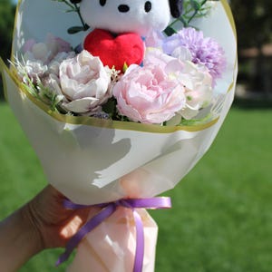 Sanrio Pochacco Bouquet, Sanrio Heart Series, Sanrio, Sanrio Plush, Sanrio Gifts, Kawaii Sanrio ...