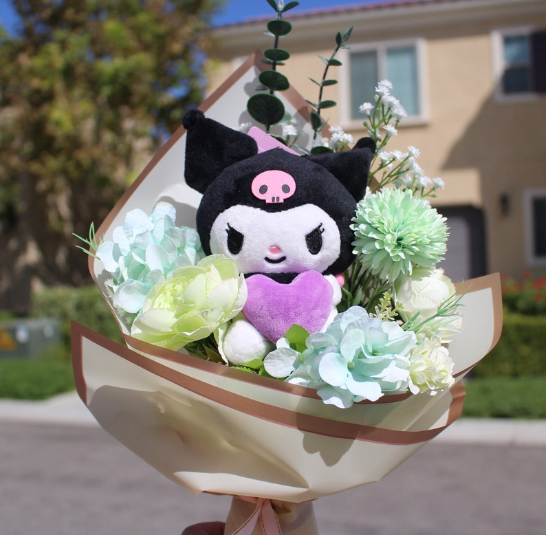 Sanrio Kuromi Bouquet, Sanrio Heart Series, Sanrio, Sanrio Plush, Sanrio Gifts, Kawaii Sanrio ...