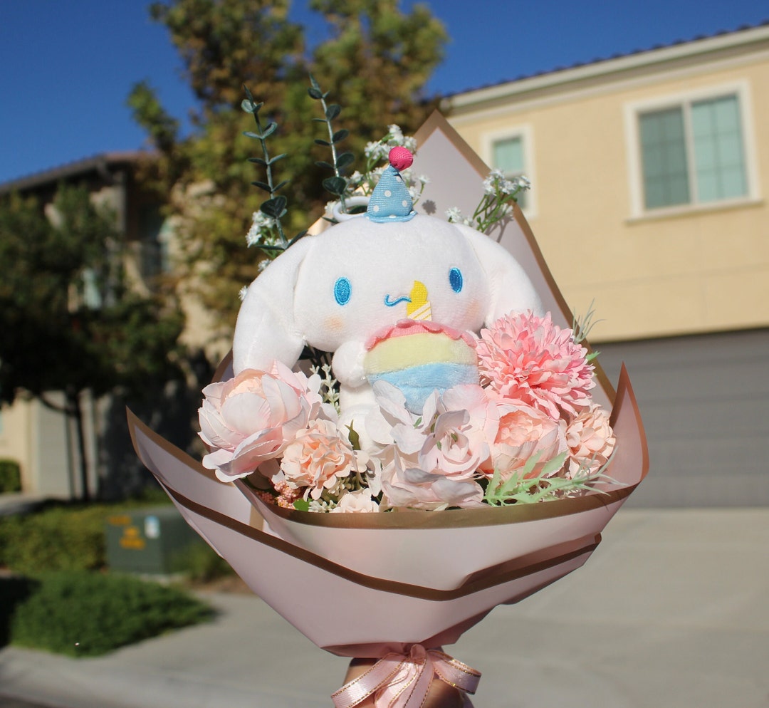 Sanrio Cinnamoroll Bouquet, Sanrio Birthday Series, Sanrio, Sanrio ...