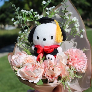 Sanrio Pochacco Bouquet, Sanrio Graduation Series, Sanrio, Sanrio Plush ...