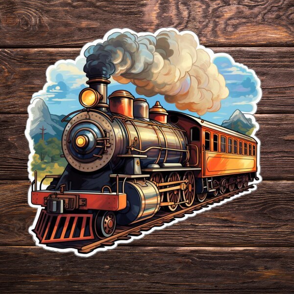Train Sticker - Etsy