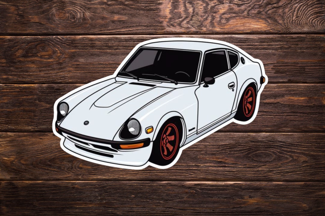 Vintage Datsun 240Z Sticker Vinyl Sticker Water Bottle - Etsy