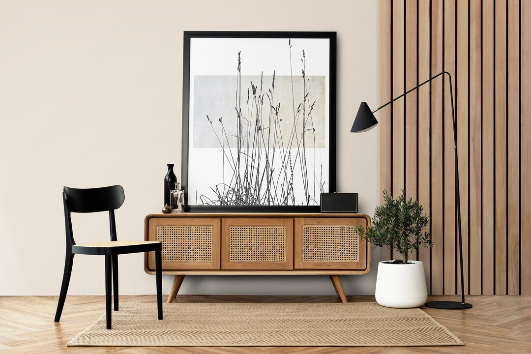 Botanical Grass Poster Grass Artwork Contemporary Wall Art - Etsy
