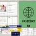 Printable US Passport for Kids: Travel Adventure Set (digital Download ...