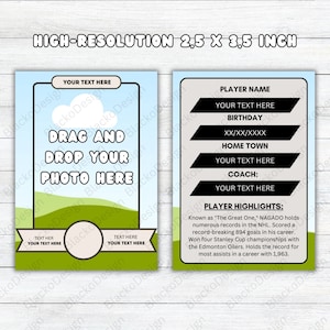 Customizable Basketball Trading Card Template - Enhance Your Trading ...