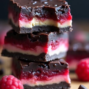 Best Recipe for Dark Chocolate Raspberry Pie Bars | Instant PDF ...
