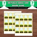 Editable Guess Who Board Game Template: Custom Canva Design (digital ...