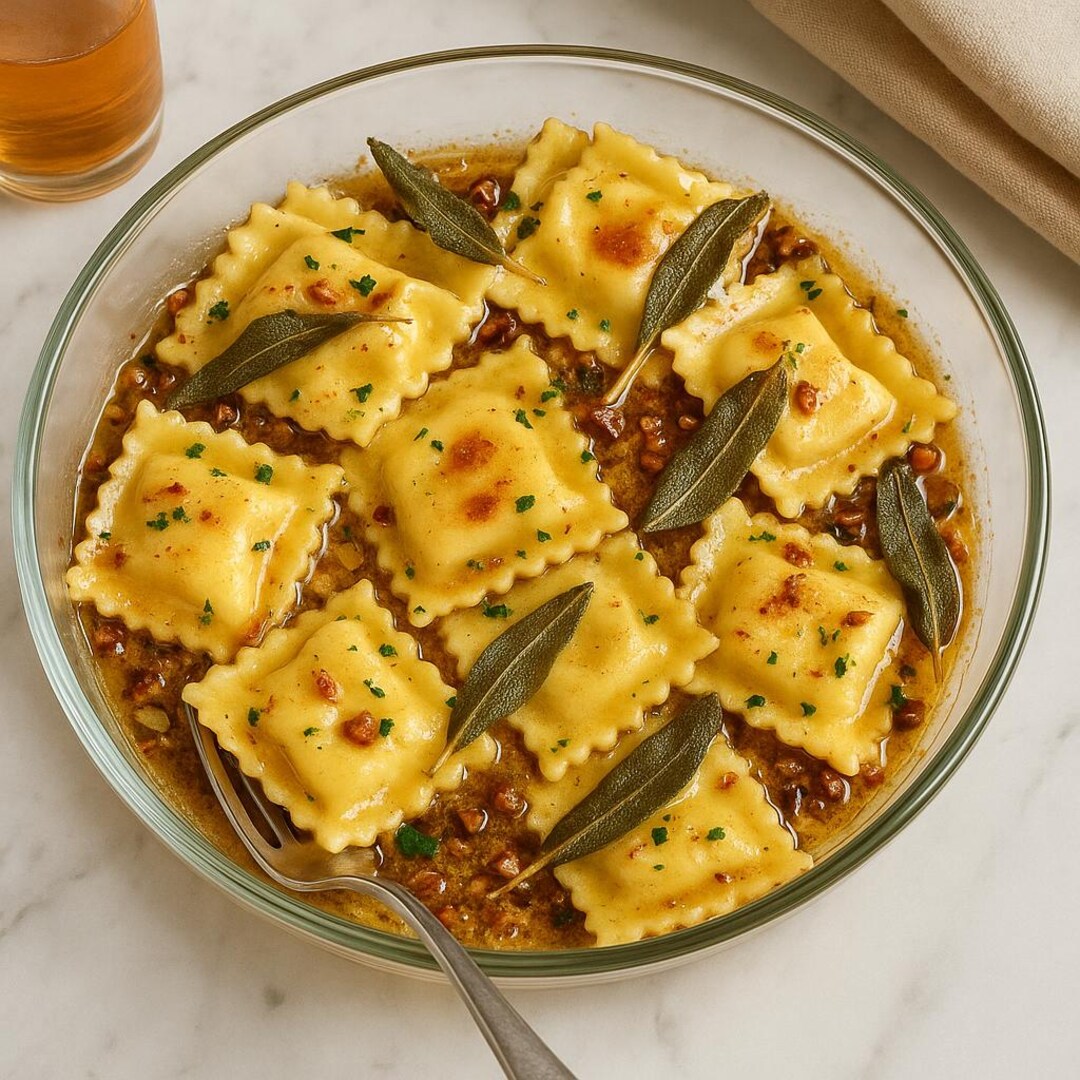 BEST RECIPE for Ravioli With Sage Butter Sauce, Instant PDF Download, Recipe Print Out, Simple ...