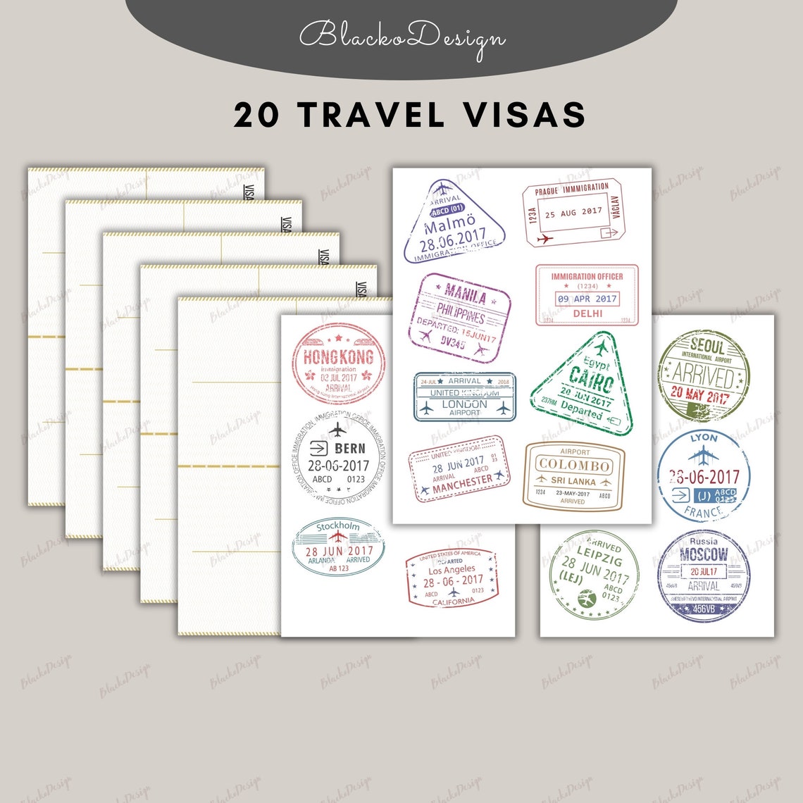 Editable US Passport for Kids Printable Passport Craft Instant Download ...