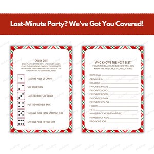 Printable Christmas Party Games Bundle (PDF, JPEG, PNG) - Etsy