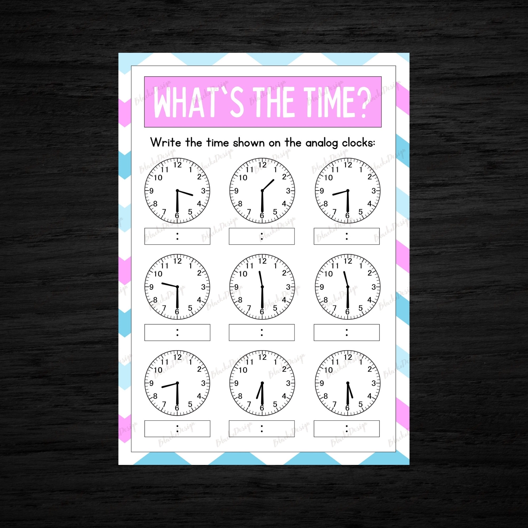 Master Time With Fun: Clock Learning Worksheets for Kids, Learning ...