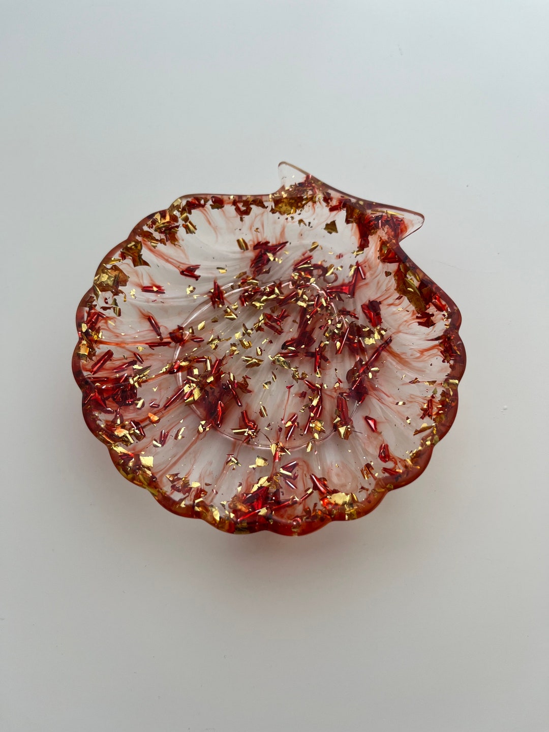 Seashell Cup Epoxy Resin Storage Compartment - Etsy