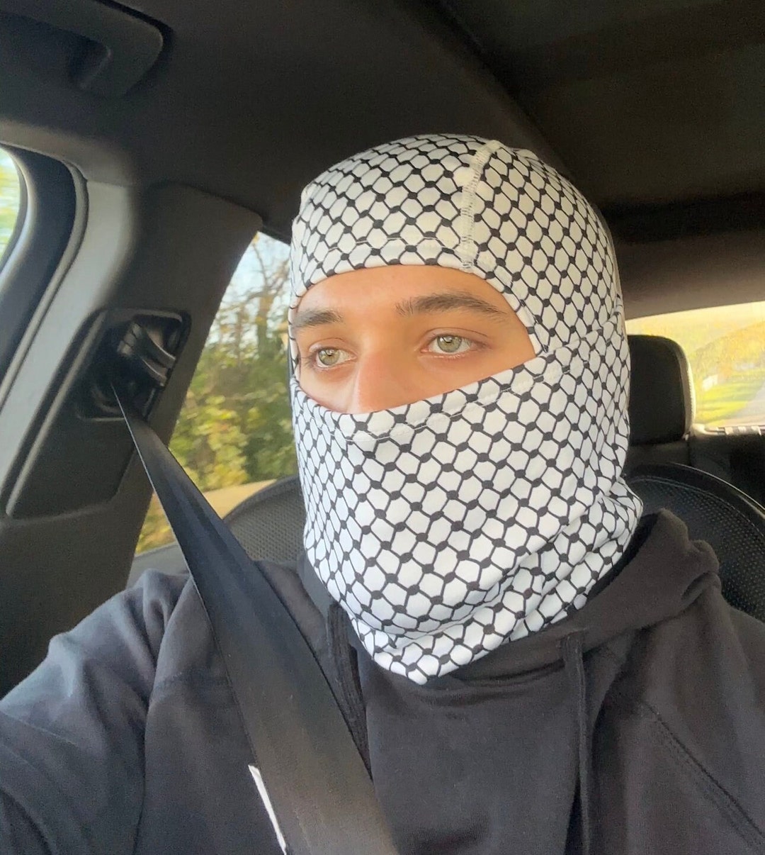 Ski Mask Black/white, Stylish Design - Etsy