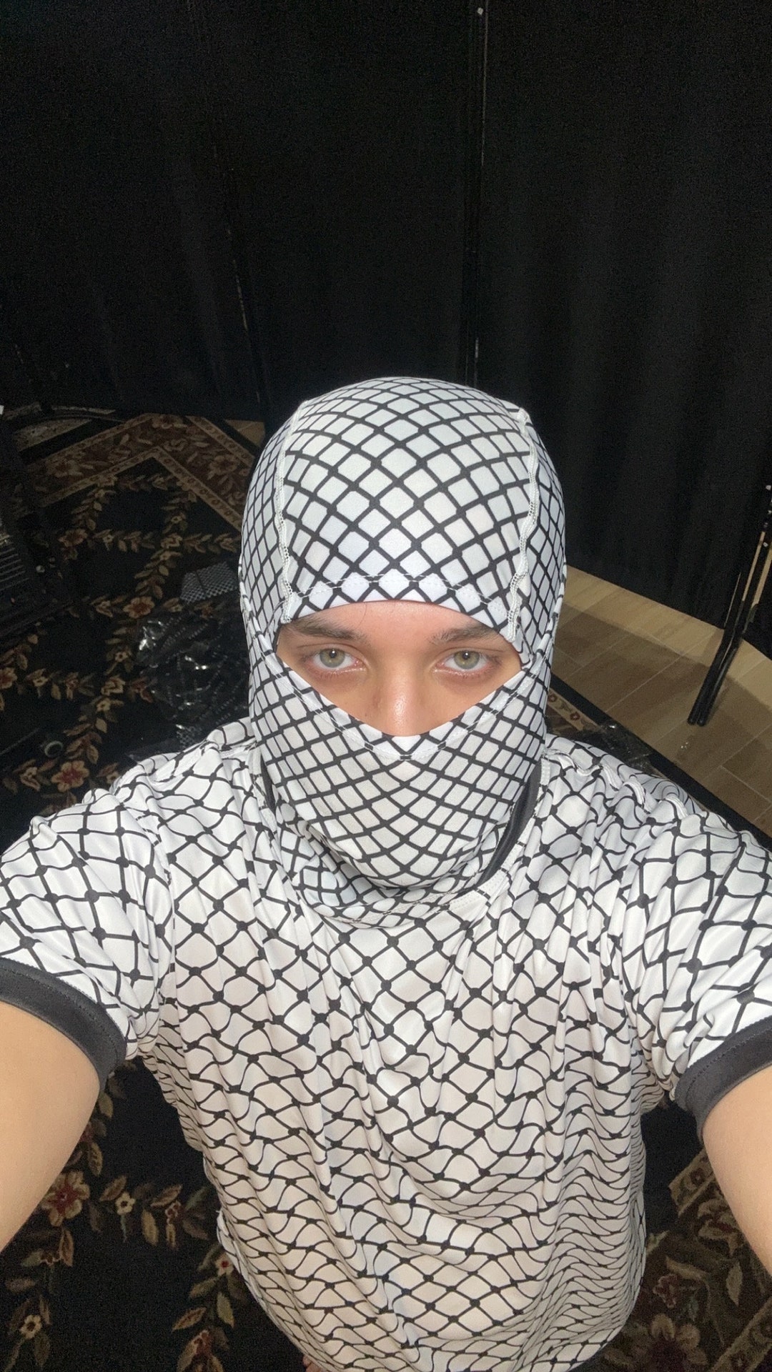 Palestine Keffiyeh Balaclava, Shemagh, Arab / Palestinian Fashion - Etsy