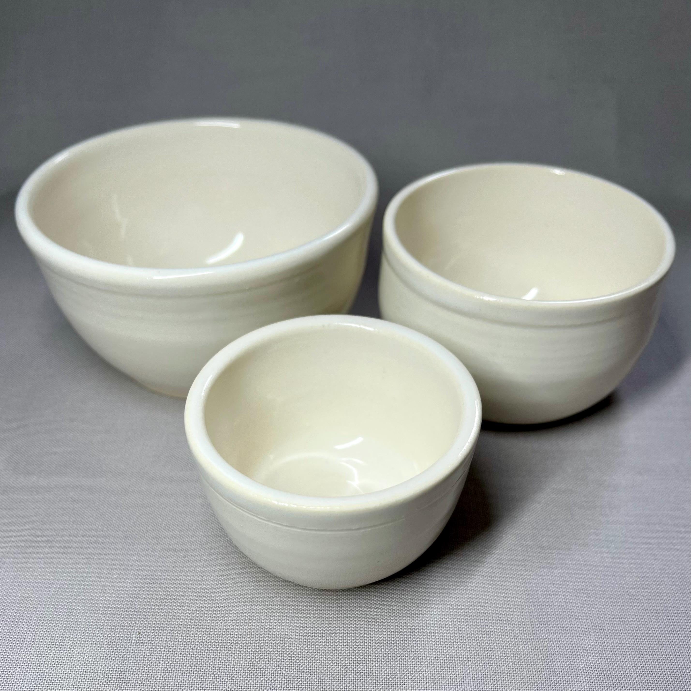 Mini Nesting Ceramic Bowls - Condiment Bowl - Charcuterie & Tapas Dish ...