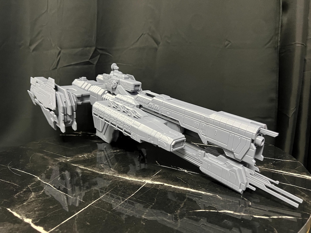 Halo UNSC Paris-class Frigate Ship large - Etsy