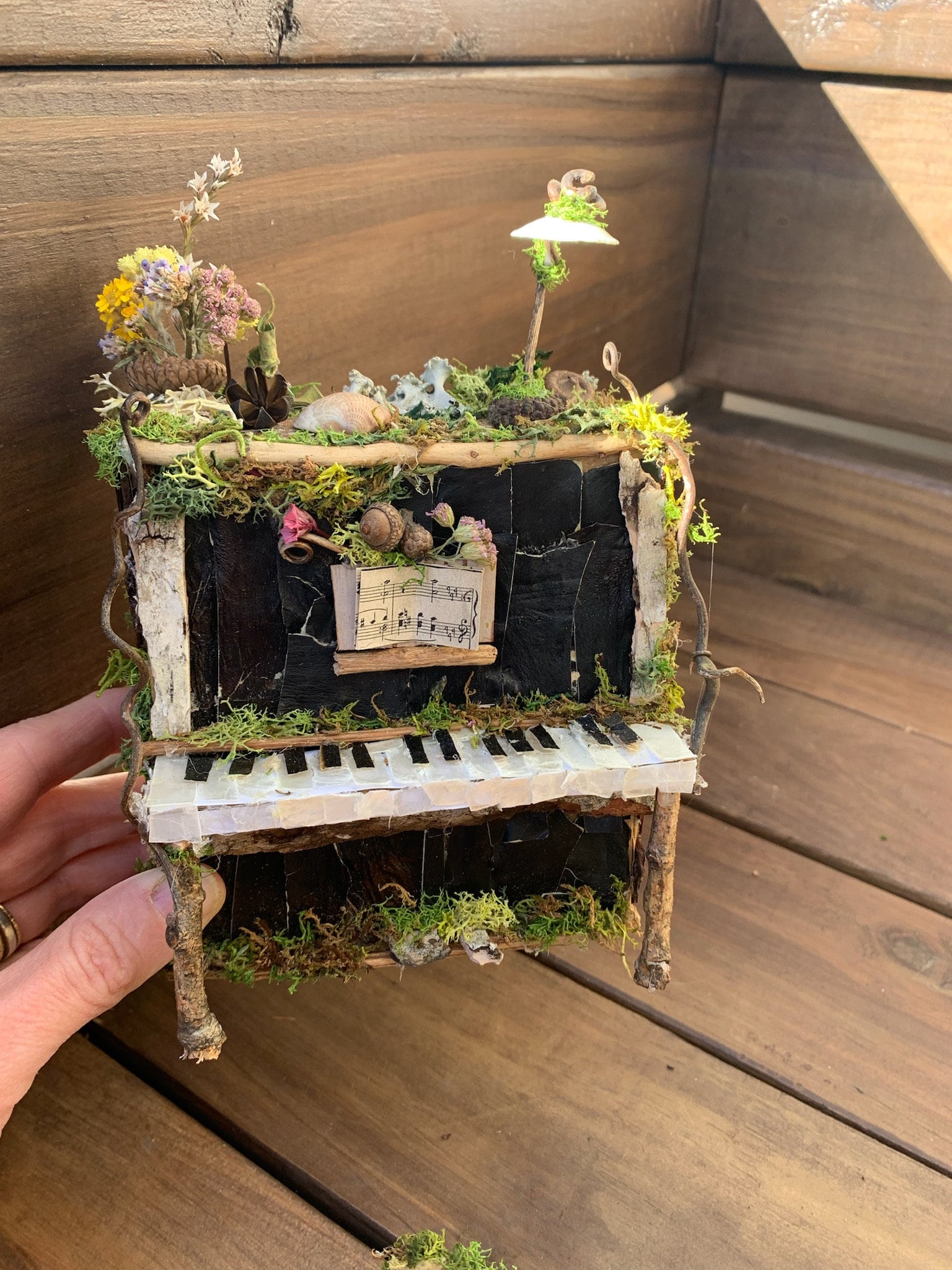 Fairy Piano, Woodland Piano, Fairy Music, Piano, Fairy Bench, Fairy ...