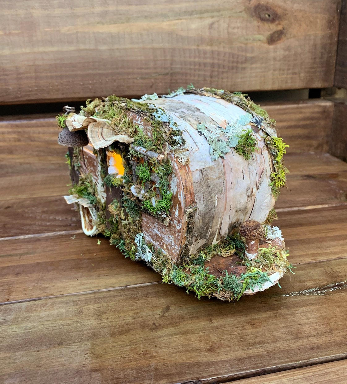 Fairy Camper, Gypsy Camper, Fairy Camp, Fairy House, Fairy Miniature ...