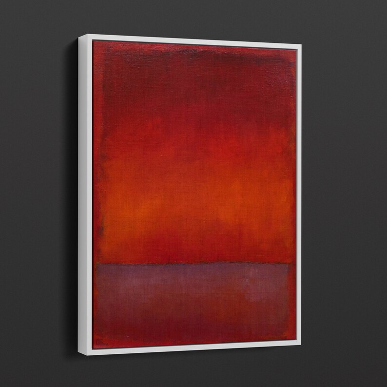 Mark Rothko Abstract Canvas/poster Art Reproduction, Rothko ...