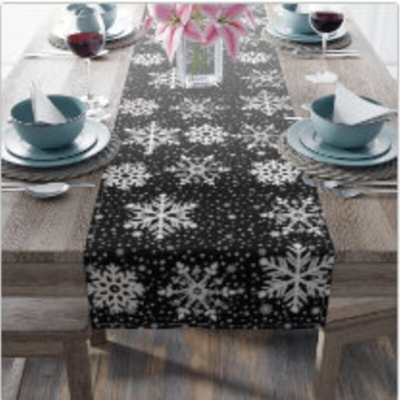 Winter Table Runner - Etsy