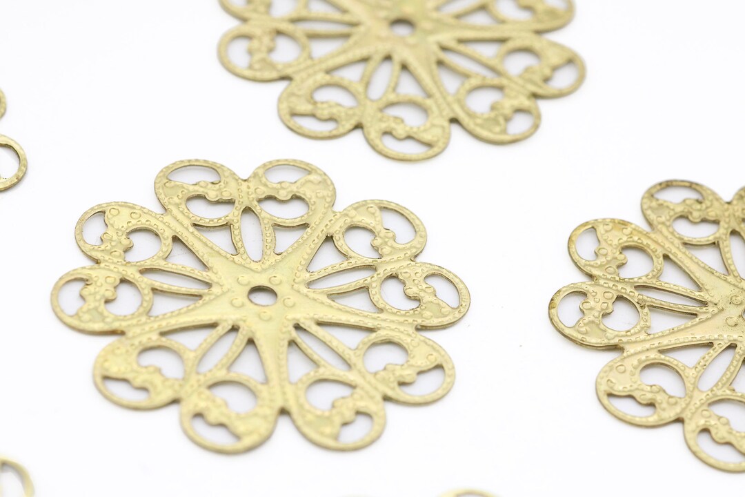 Filigree Stamping | 1 5/16" - Etsy