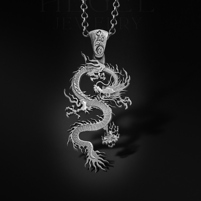 Dragon Pendant - Etsy