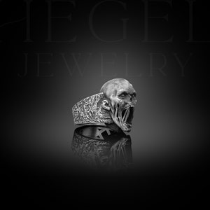 Sterling Horror Ring Silver Zombie Ring 925k Silver Handmade Ring Mens ...