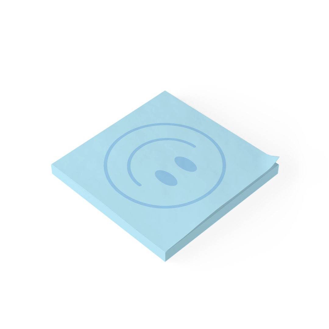 Upside Down Smiley Post-it® Note Pads - Etsy