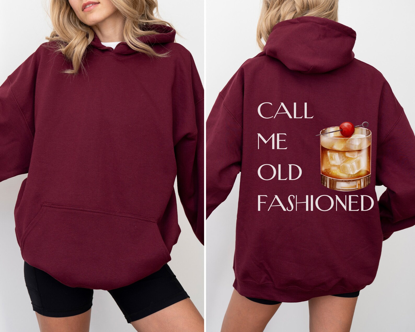 Call Me Old Fashioned Sweatshirt or Hoodie, Cocktail Lover Sweatshirt ...