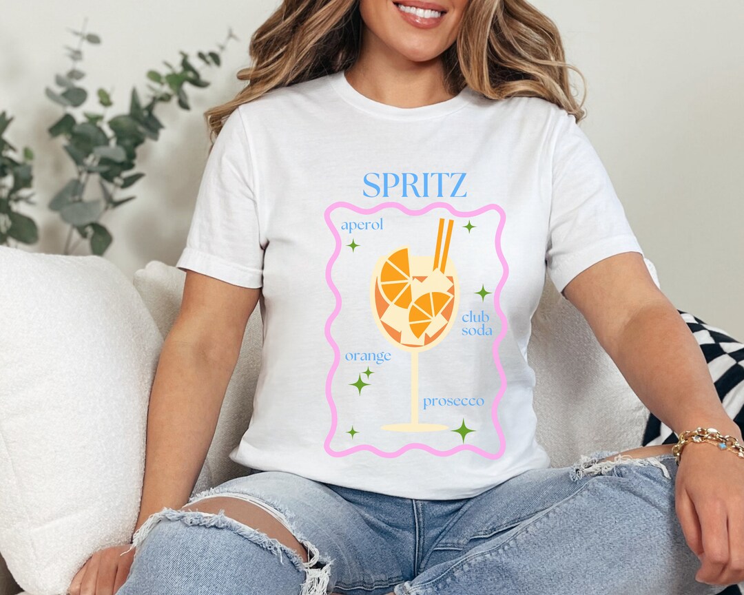 Aperol Spritz Shirt Spritz T-shirt Cocktail Shirt Aperol Spritz ...