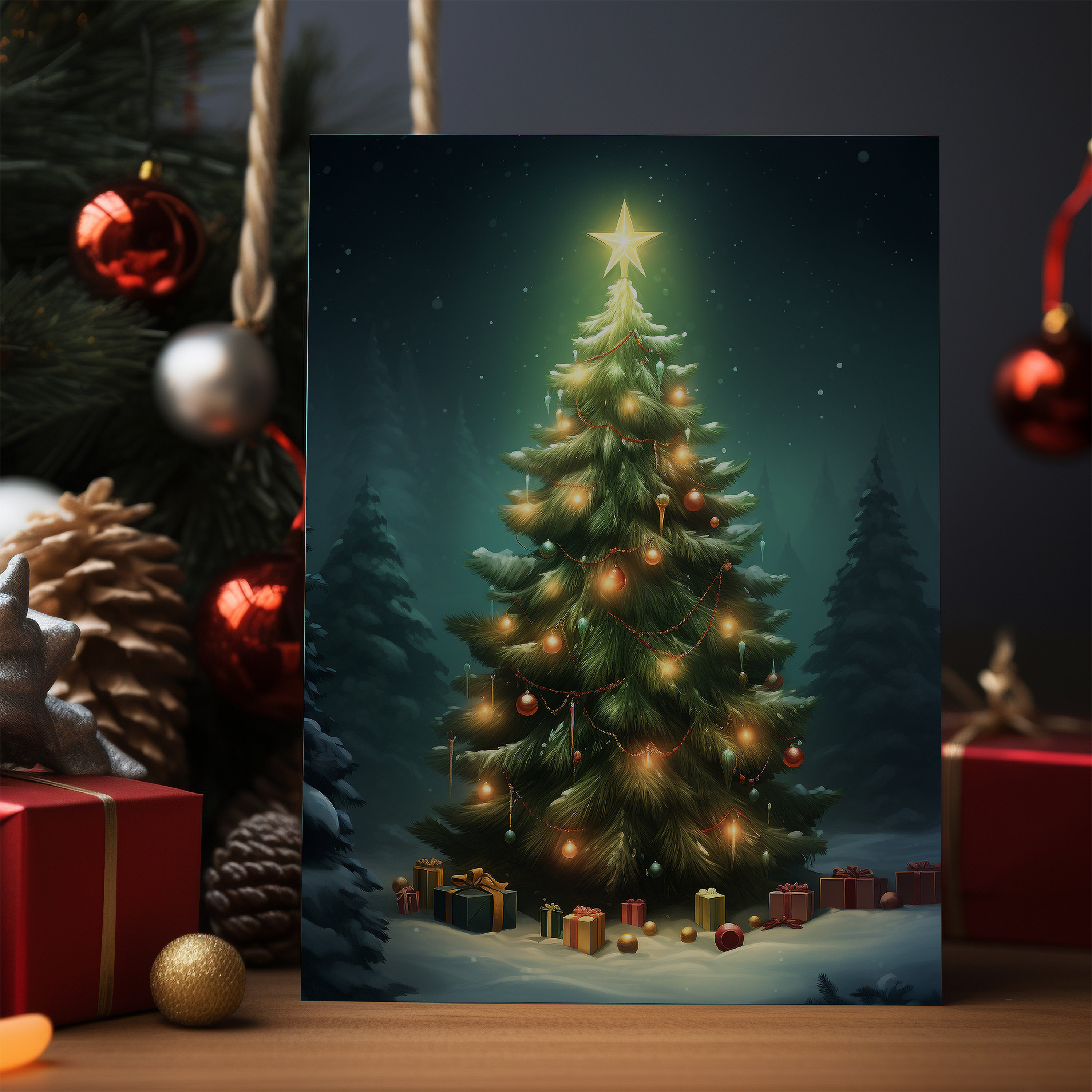 Christmas Trees - Digital Art Bundle - Christmas Digital Art ...