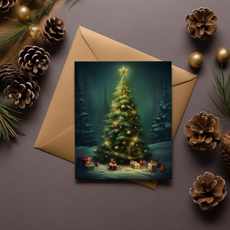 Christmas Trees - Digital Art Bundle - Christmas Digital Art ...