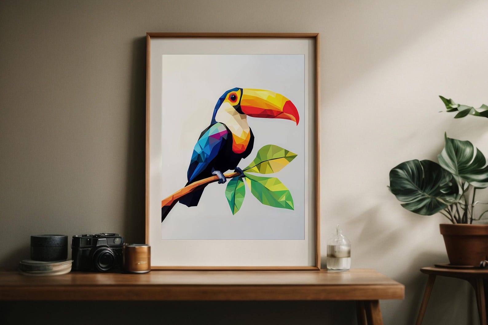 Toucan Wall Art, Digital Download, Toucan Art for Wall Decor, Computer ...