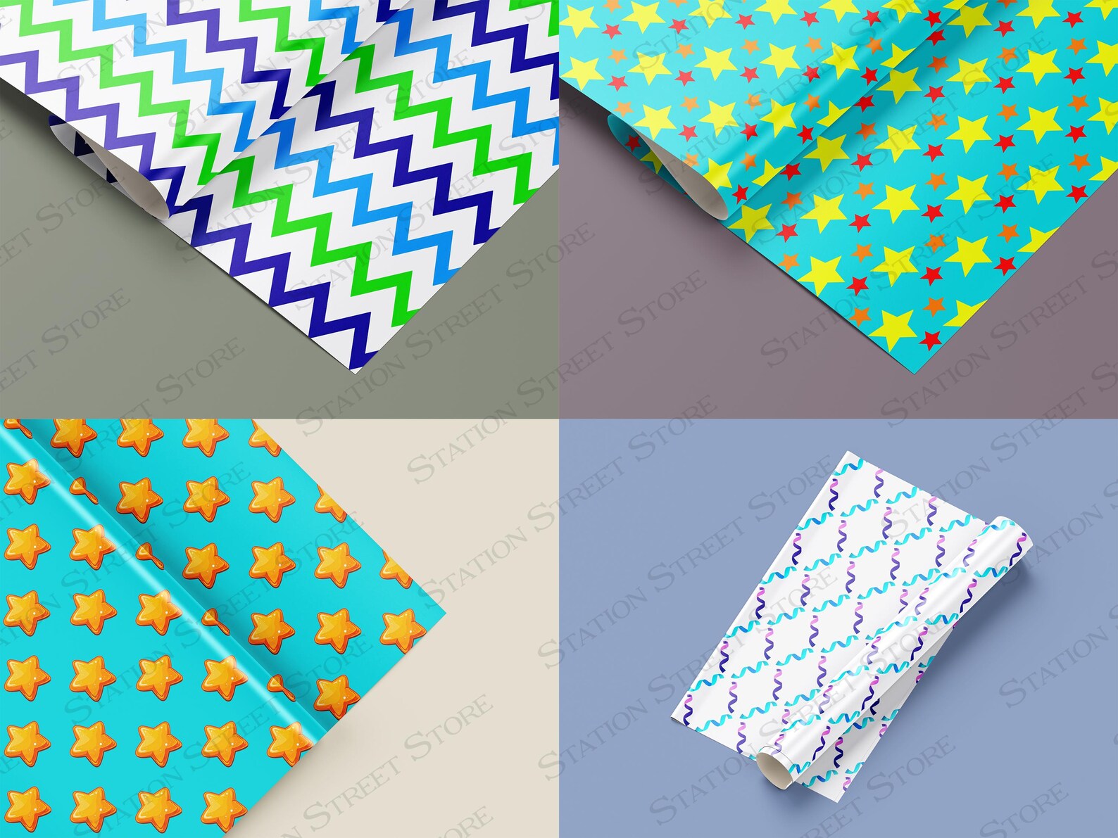 300 Seamless Pattern Digital Paper Bundle for Wrapping Paper ...