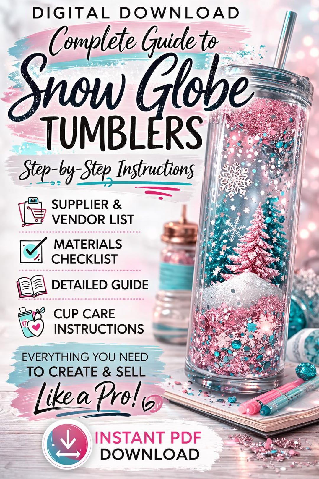 The Ultimate Snow Globe Tumbler Guide – Step-by-step Tutorial, Vendor ...