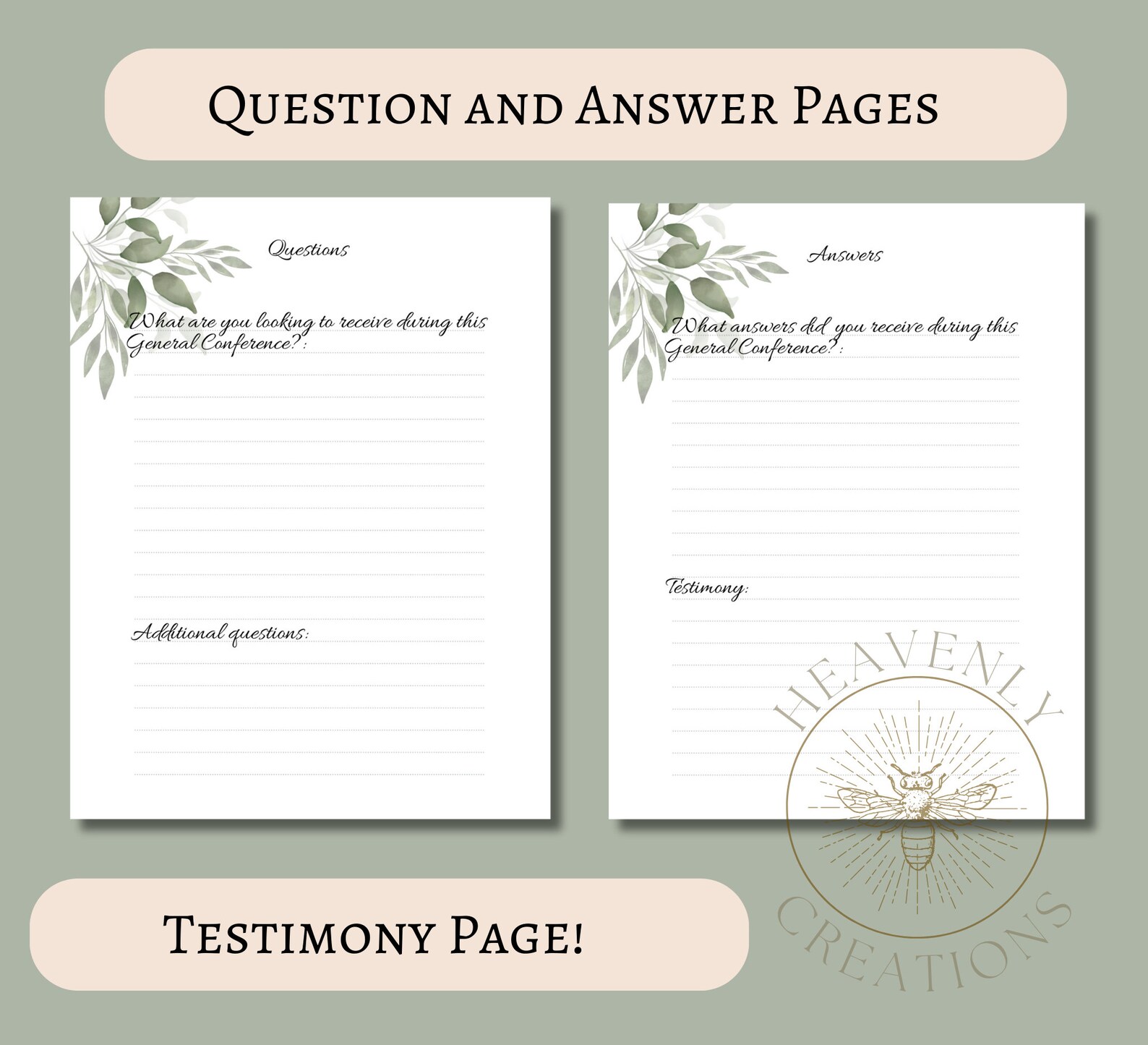 General Conference 2023 Notes Study Journal LDS General Conference ...