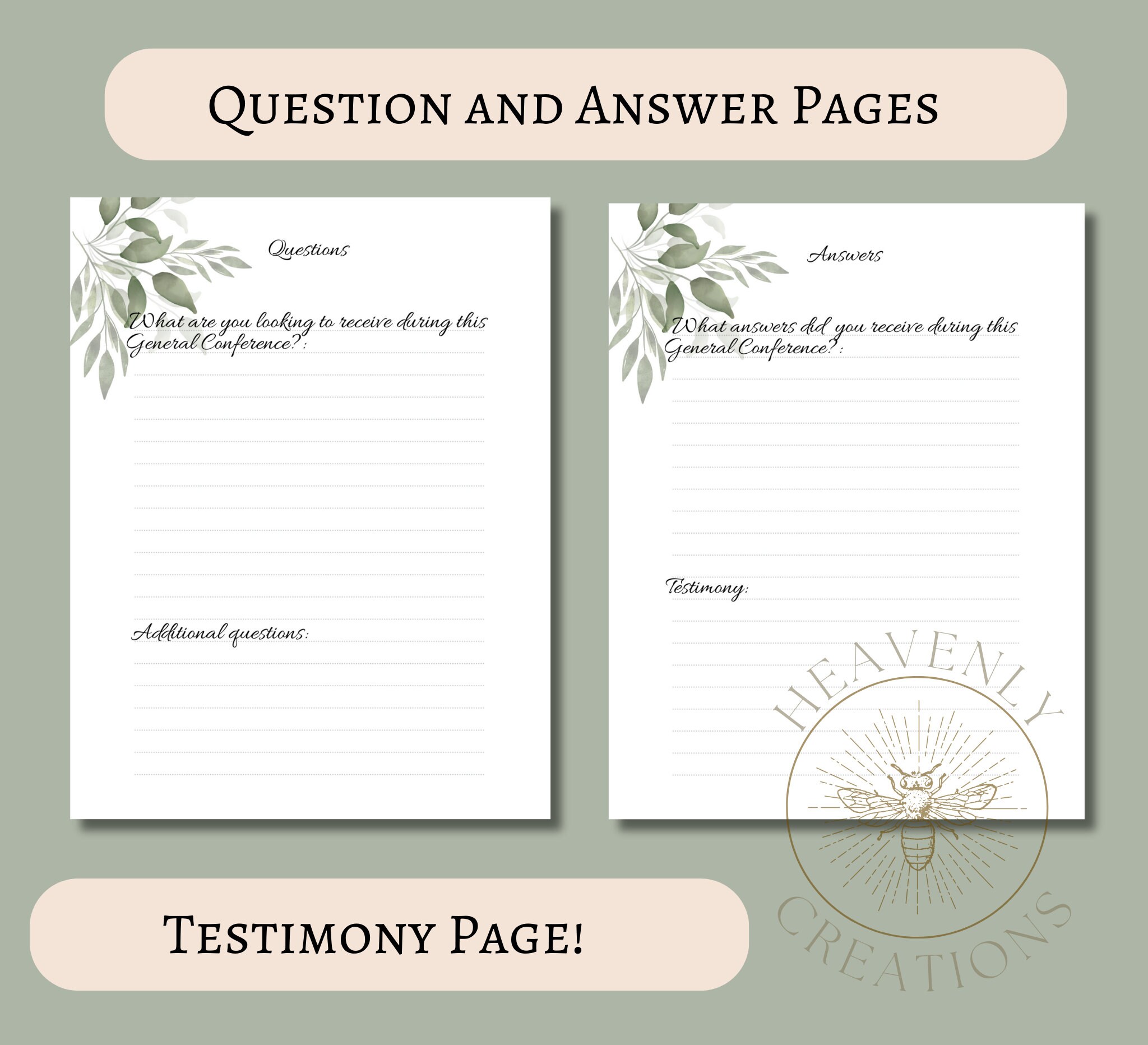 General Conference 2023 Notes Study Journal LDS General Conference ...