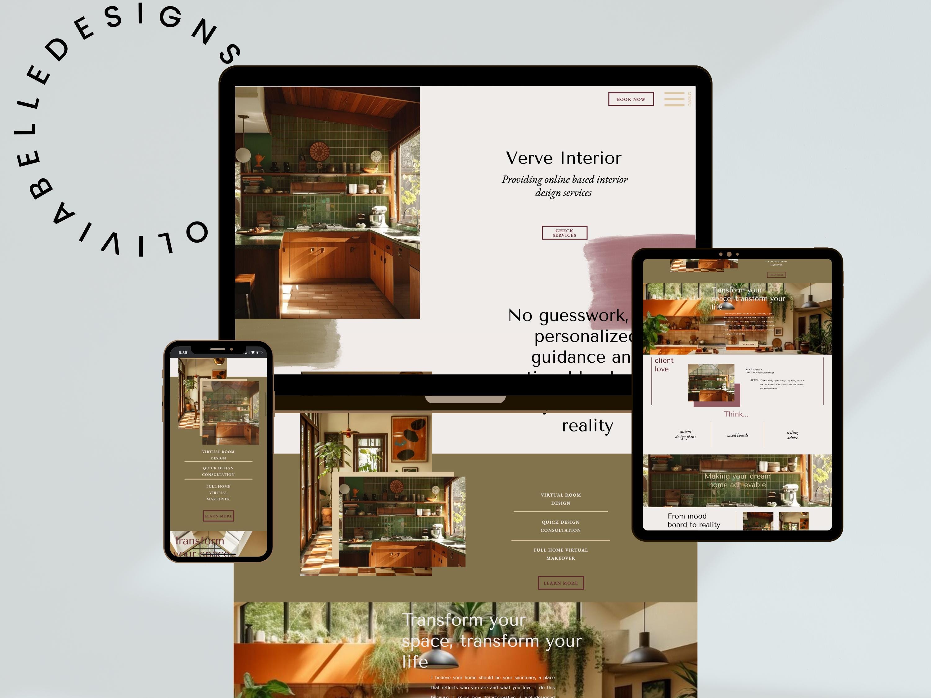 Custom Website Design for Service Providers Professional Web Design for ...