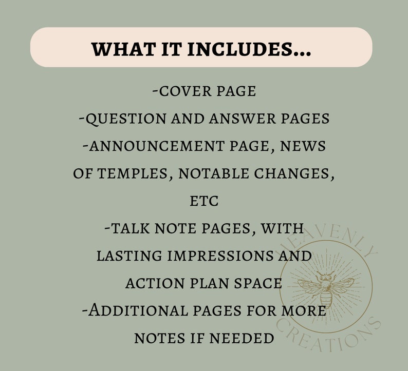 General Conference 2023 Notes Study Journal LDS General Conference ...