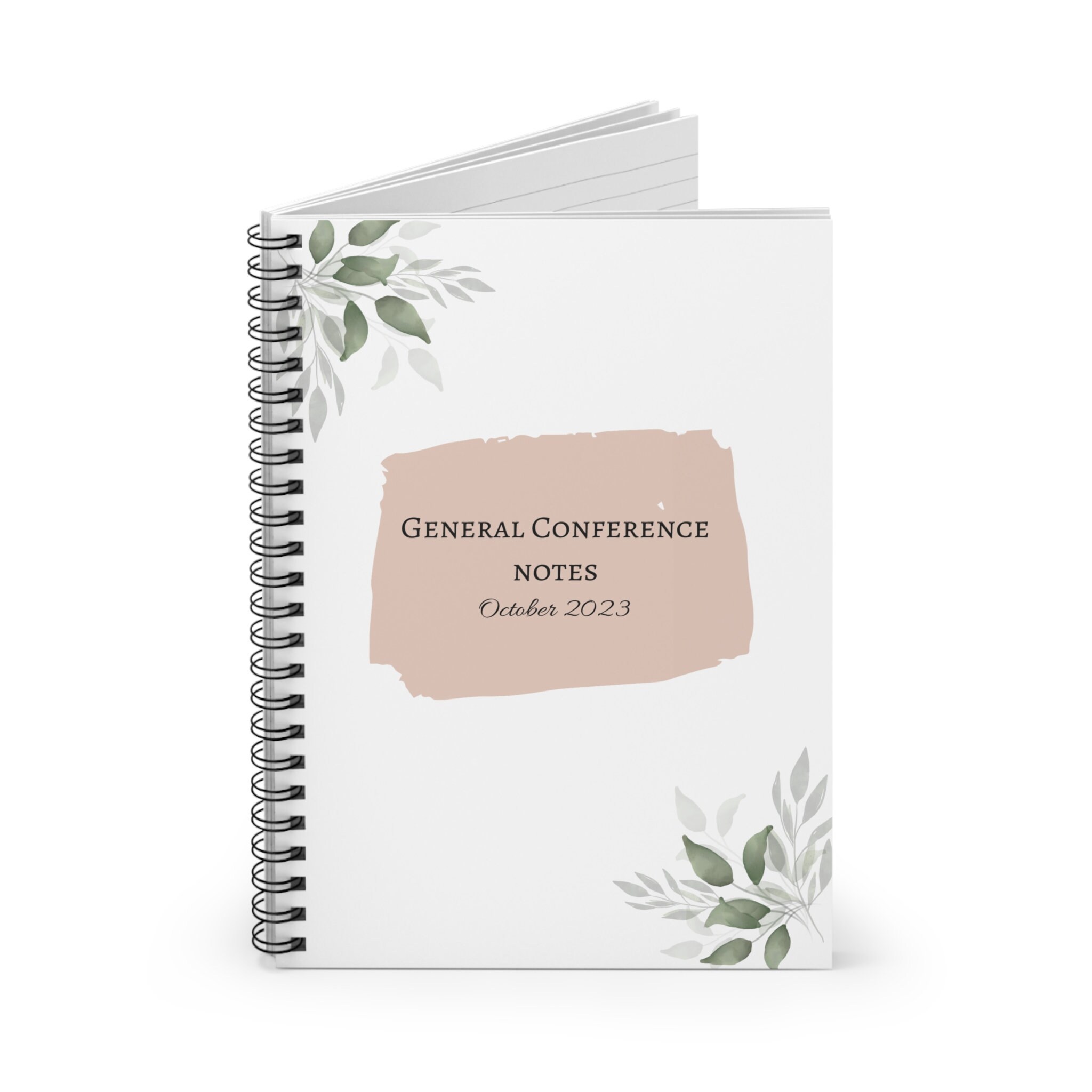 General Conference 2023 Spiral Notebook LDS Journal Note Taking Journal ...