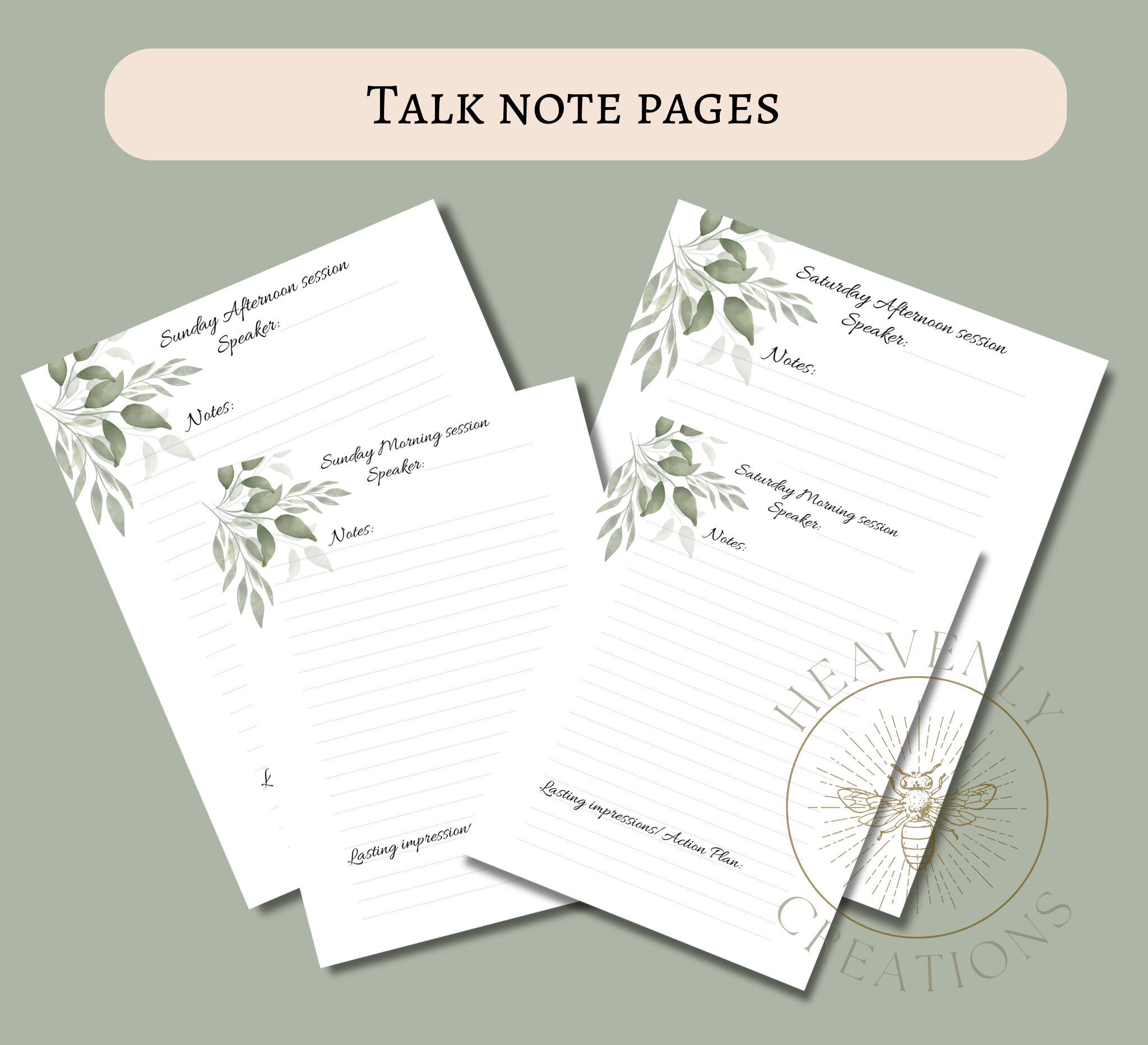 General Conference 2023 Notes Study Journal LDS General Conference ...