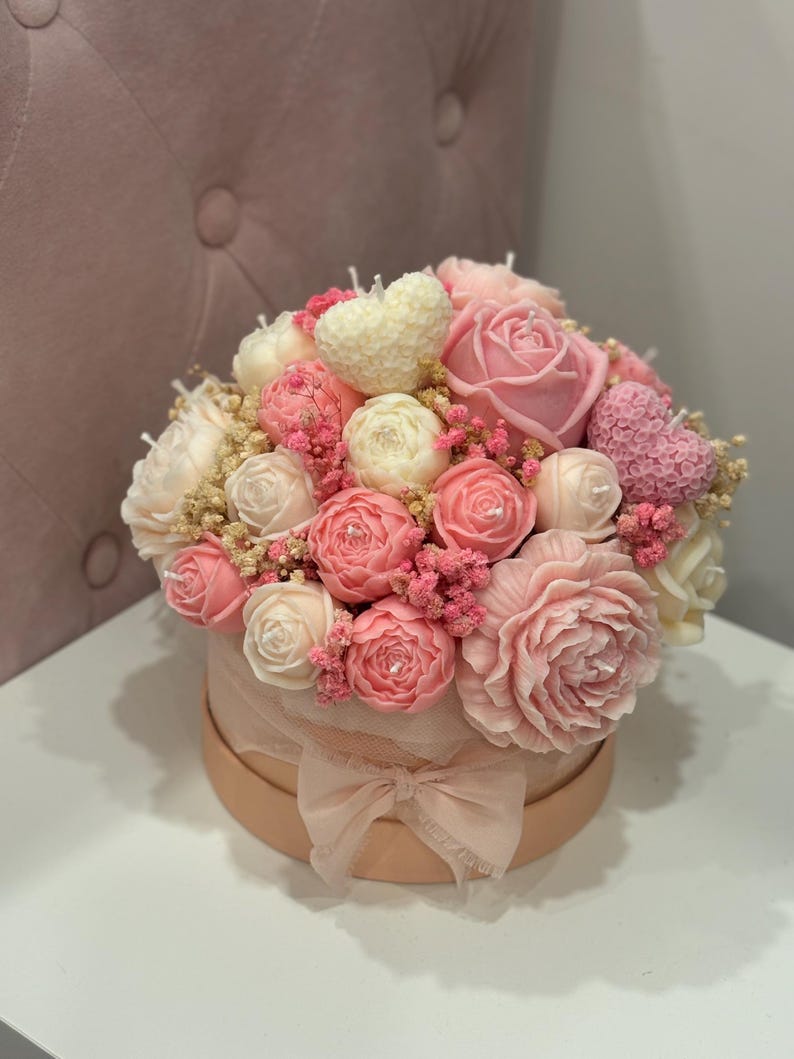 Candle Flower Box - Etsy
