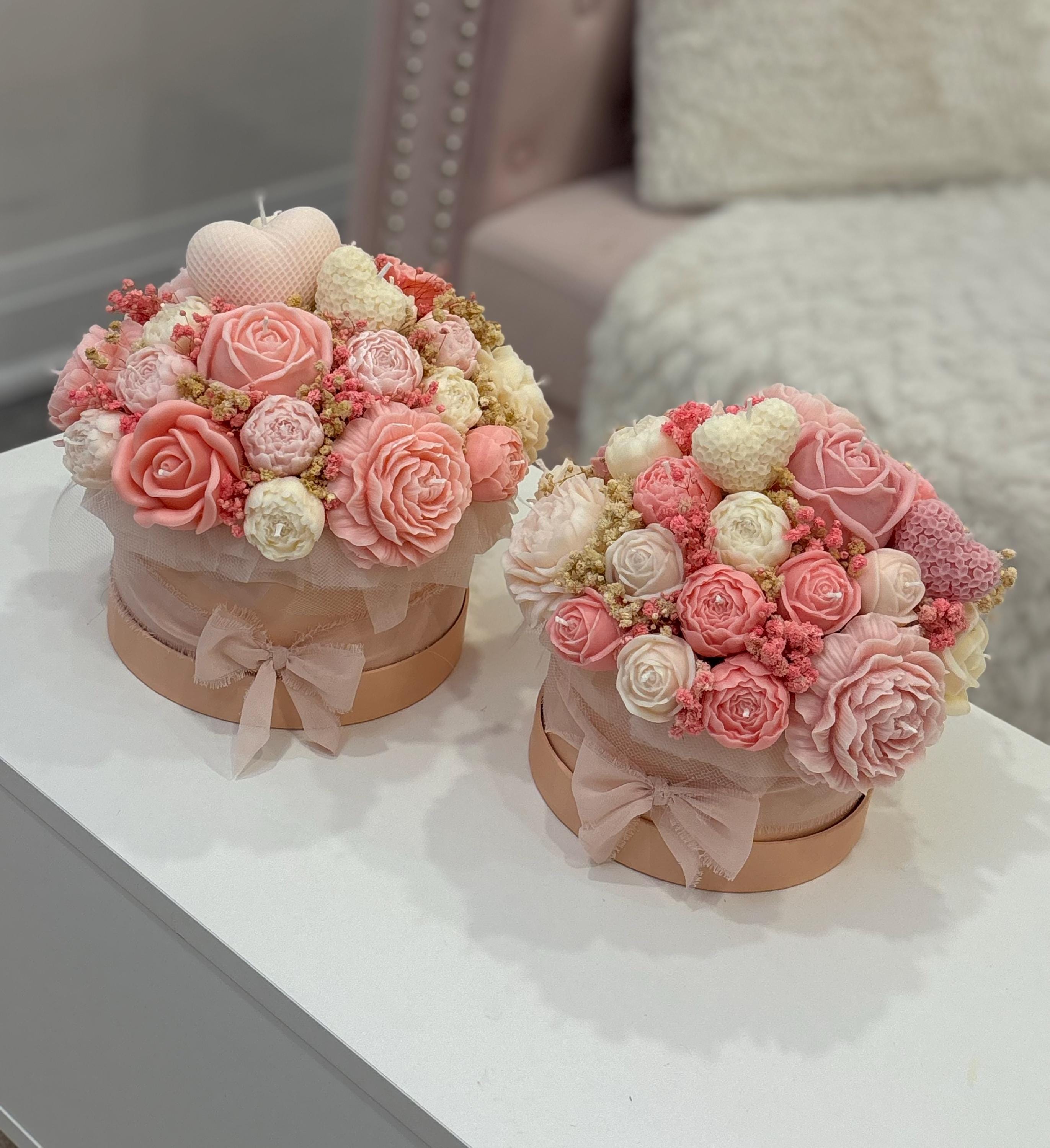 Candle Flower Box - Etsy
