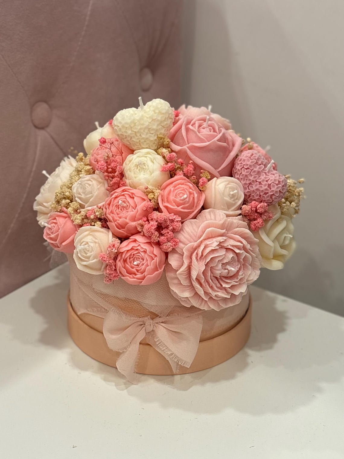 Candle Flower Box - Etsy