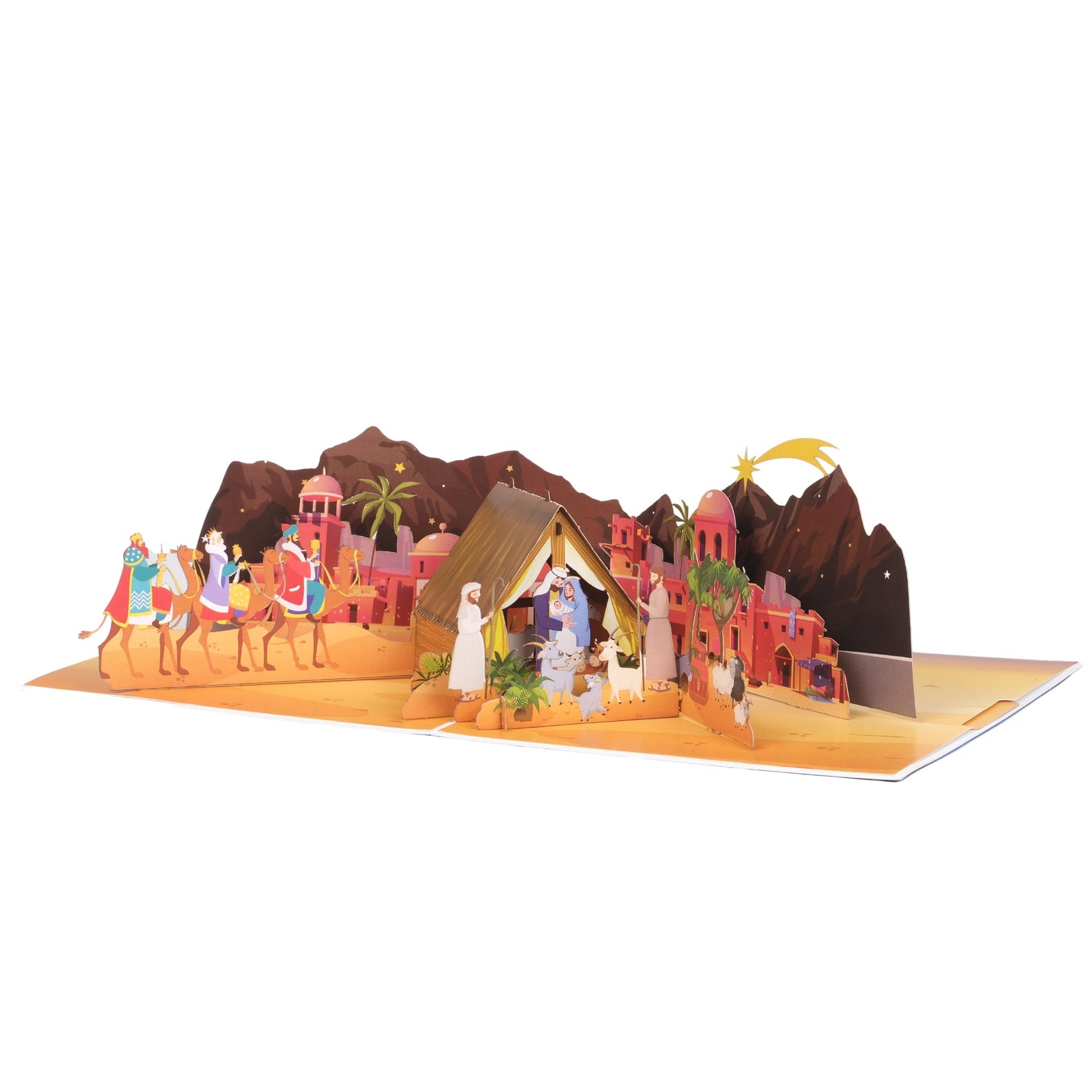 Nativity Scene Pop up Christmas Card: Holy Night Decoration - Etsy